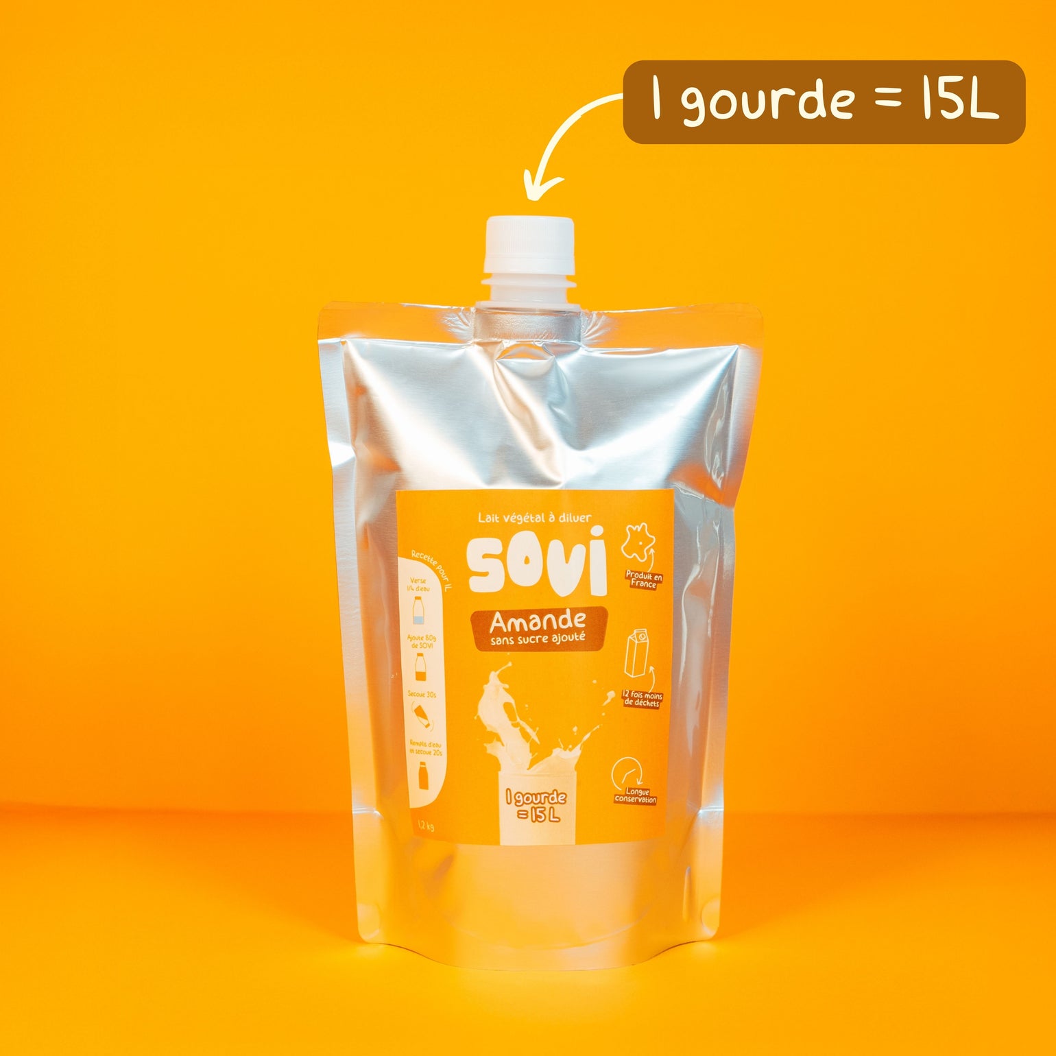 Brownie marbré choco-butternut – SOVI boisson végétale à diluer