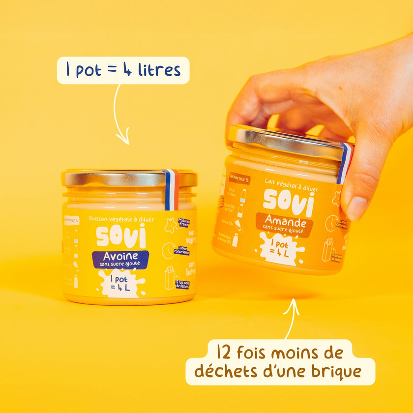 Brownie marbré choco-butternut – SOVI boisson végétale à diluer