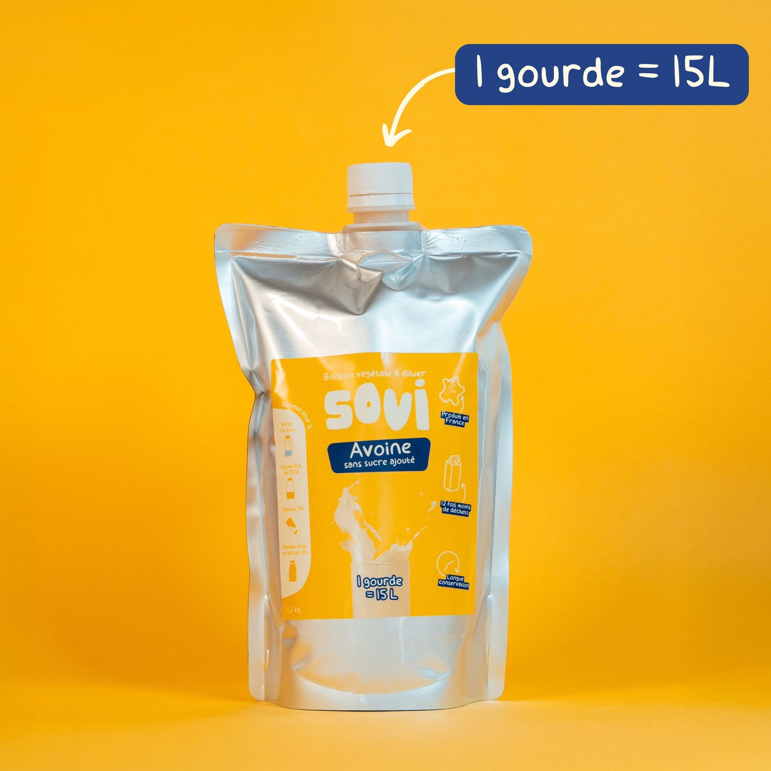 Brownie marbré choco-butternut – SOVI boisson végétale à diluer